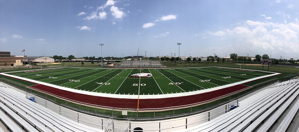 Argo High School Has New Turf at Memorial Field Installed by Kiefer USA